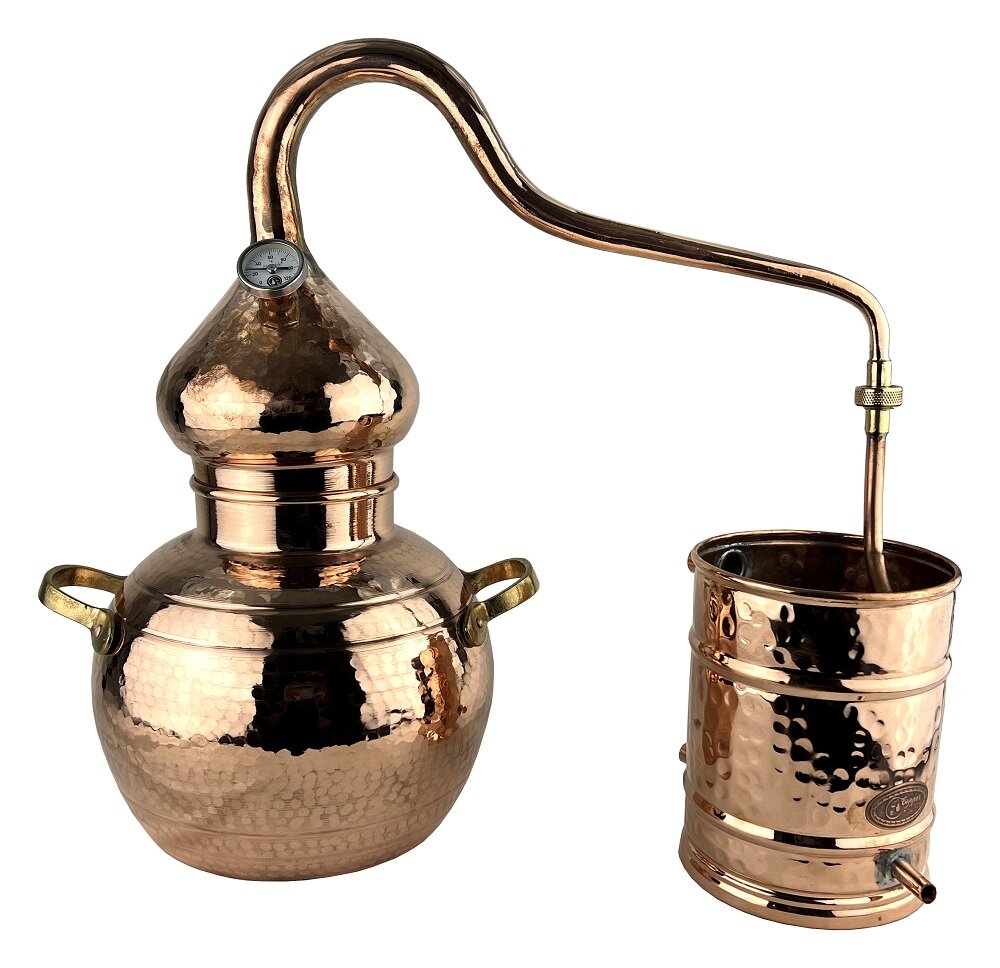 CopperGarden® Kupferdestille Alembik 5 Liter - Hochwertige Destille ...